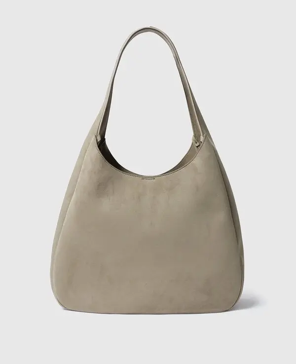 Stella McCartney Logo Slouchy Large Hobo Bag - Khaki
