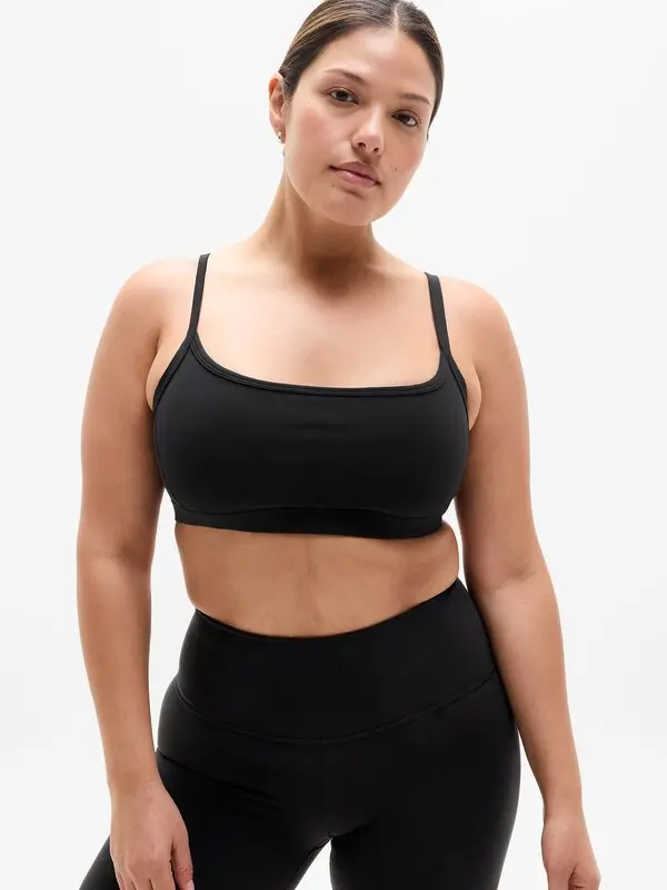 Athleta Square Neck Bra D-dd - Black