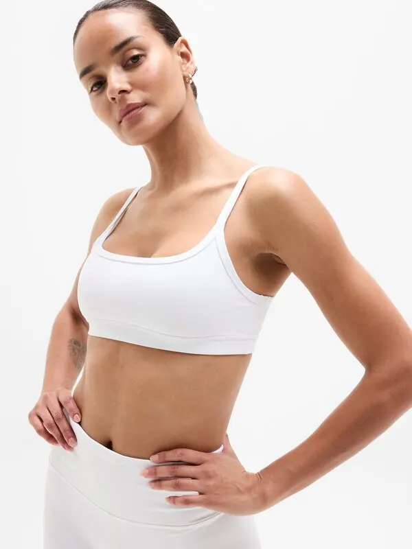 Athleta Square Neck Bra A-c - Bright White