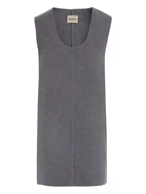 Khaite Sleeveless Wool Dress