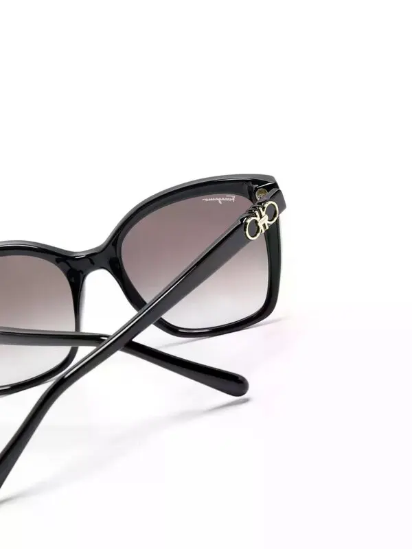 FERRAGAMO Gancini-embellished Oversized Sunglasses