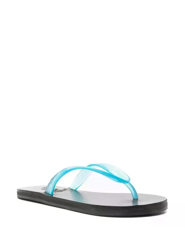ANCIENT GREEK SANDALS Two-tone Flip-flops