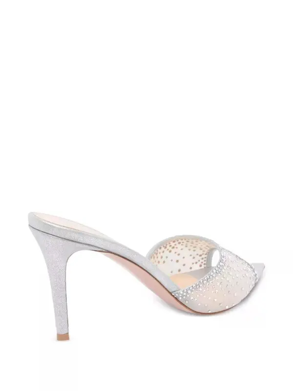 GIANVITO ROSSI 85mm Crystal-embellished Heeled Mules