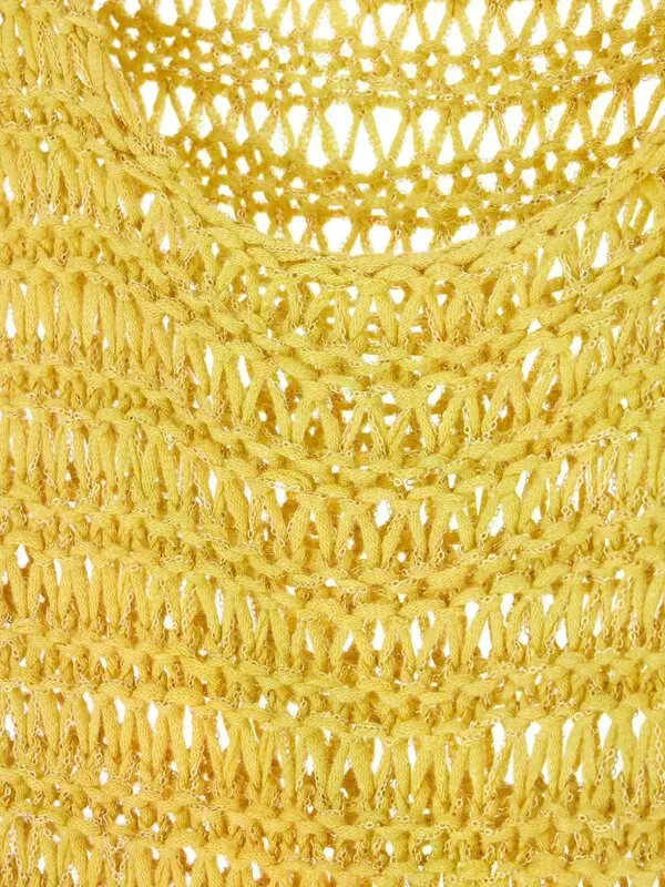Alberta Ferretti Open-knit T-shirt