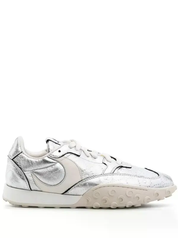 MARINE SERRE Tone Laminated Moonogram Panelled Sneakers