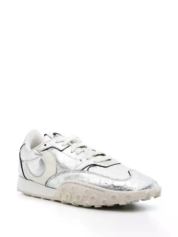 MARINE SERRE Tone Laminated Moonogram Panelled Sneakers