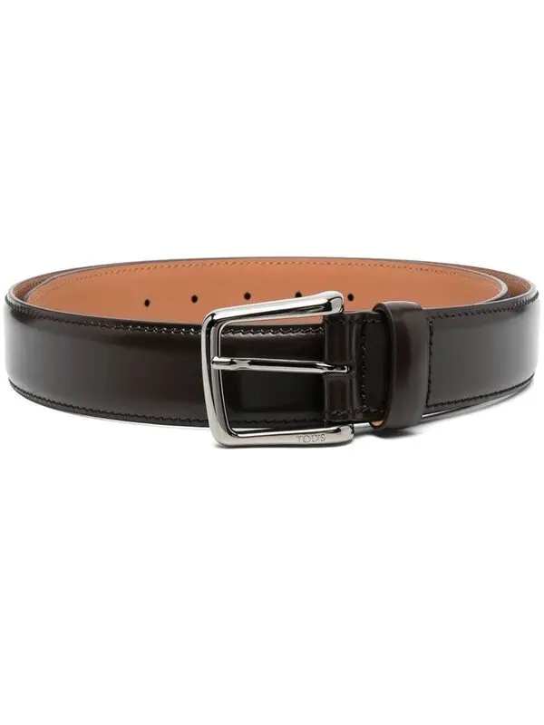 TOD'S Soft Leather Belt Accessory - Brown