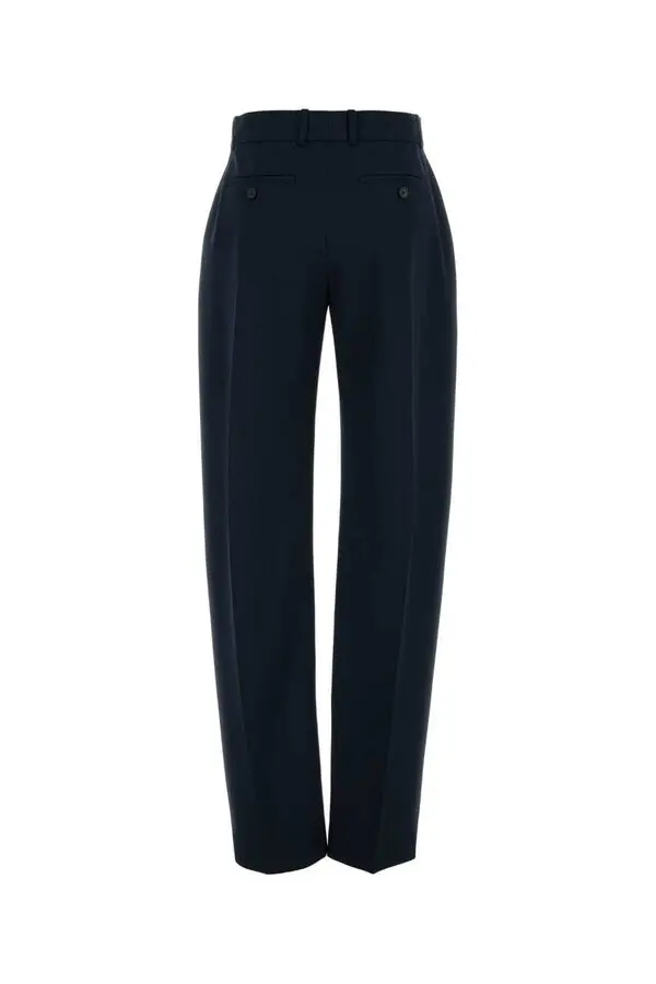 Alexander McQueen Wide Leg Trousers - Navy