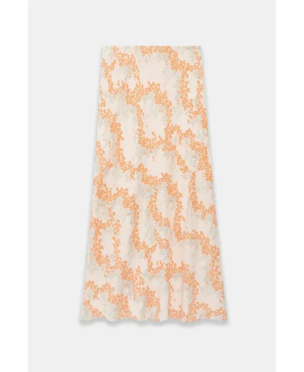 Mint Velvet Printed Midi Slip Skirt