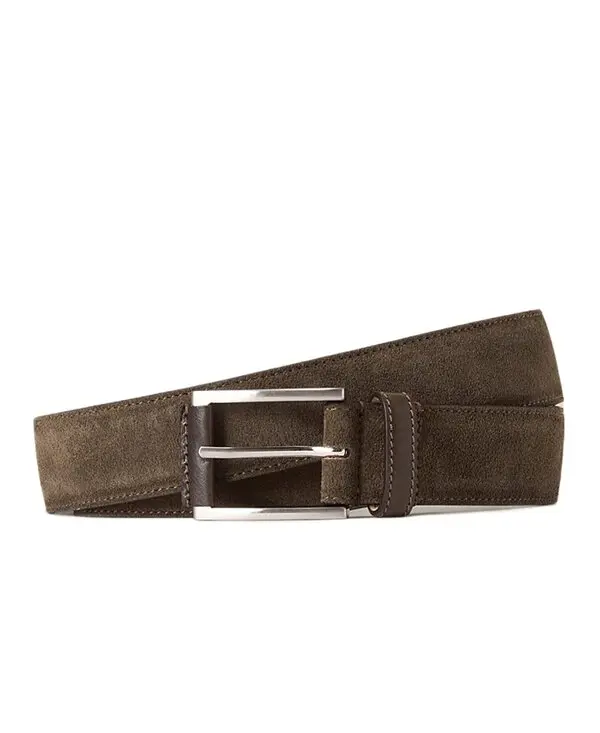 Robert Talbott Suede Lewis Belt - Green