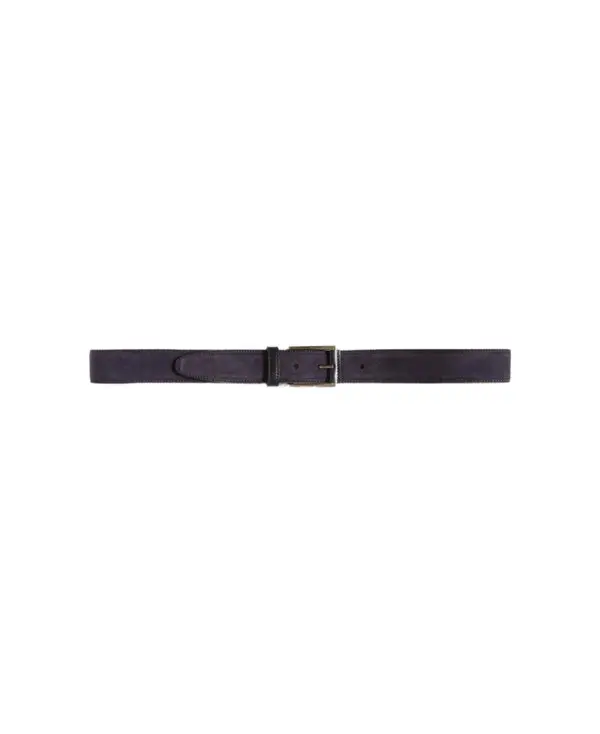 Robert Talbott Suede Lewis Belt - Navy