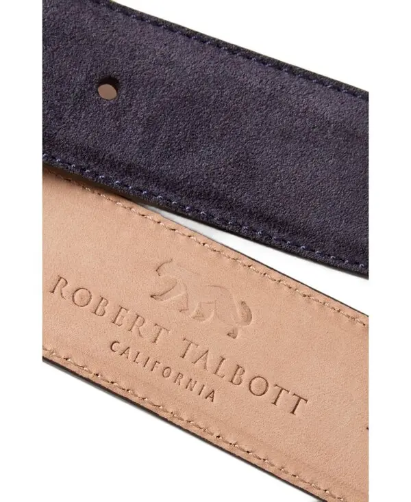 Robert Talbott Suede Lewis Belt - Navy
