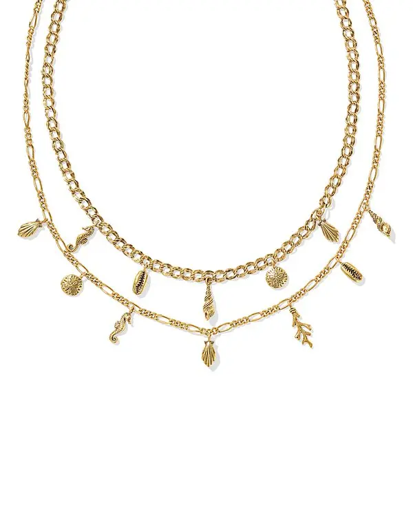 Kendra Scott Alexa Multi Strand Necklace - Gold