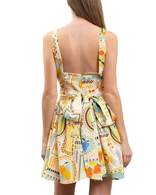 white christmas dresses Moon River Tide Lines Strapless Ruched Midi Dress | Wild Dove Boutique main image 1
