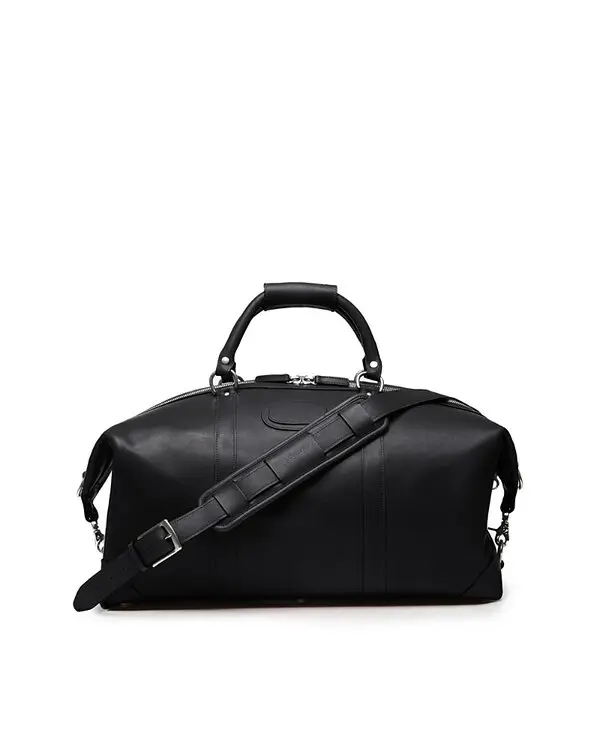 KORCHMAR Twain Leather Weekender Duffel Bag - Black