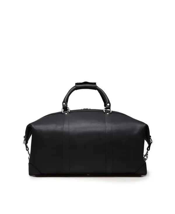 KORCHMAR Twain Leather Weekender Duffel Bag - Black
