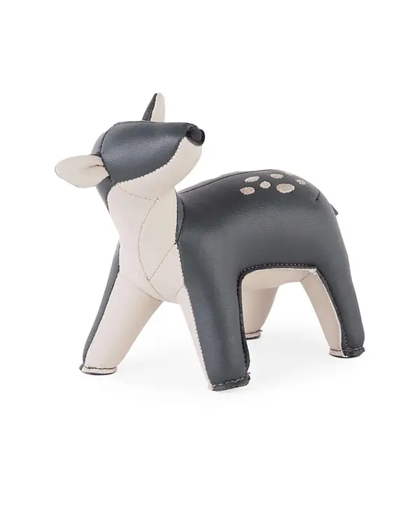 ZUNY Deer Luke Paperweight - Dark Gray And Wheat