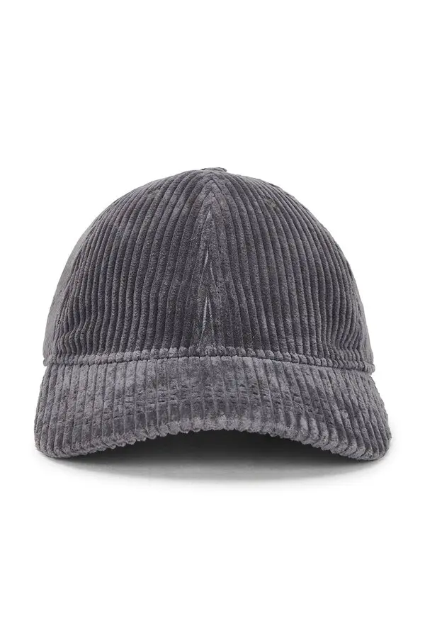Bottega Veneta Matte Cotton Corduroy Cap - Thunder
