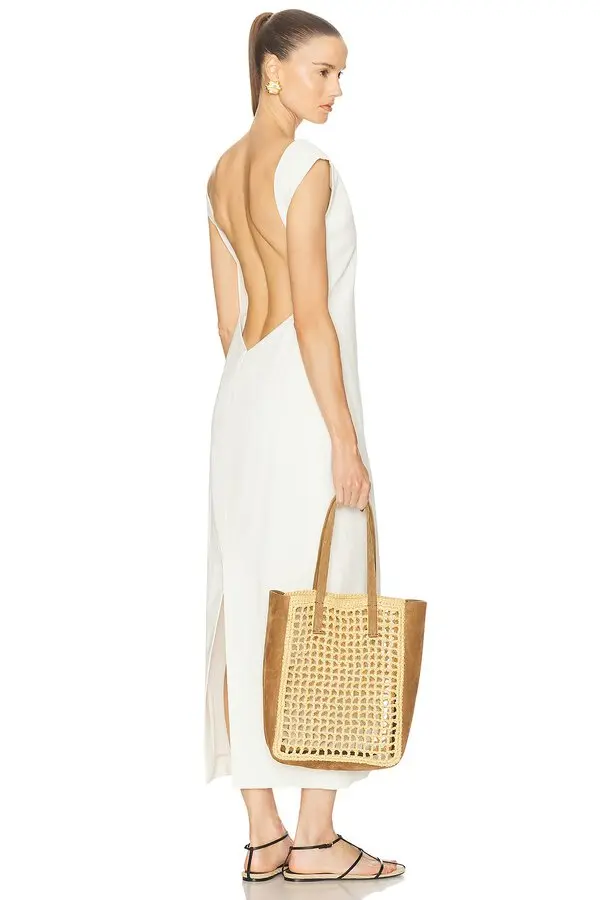 Khaite Ayame Dress - Chalk
