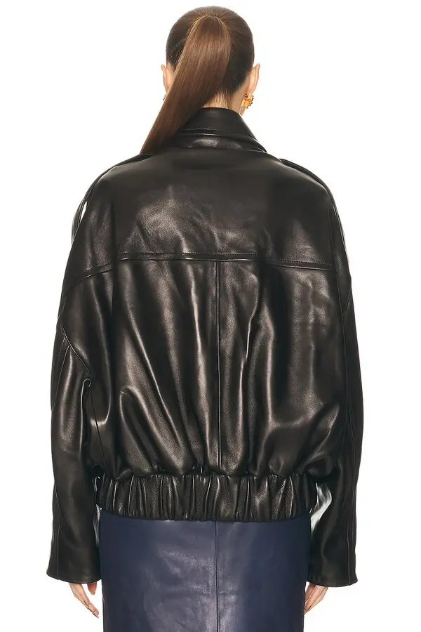 Khaite Owey Leather Jacket