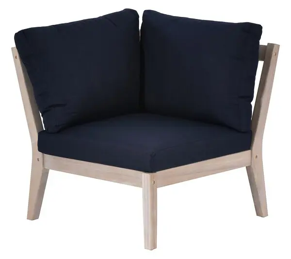 LINON Home Teagon Nat Corner Chair
