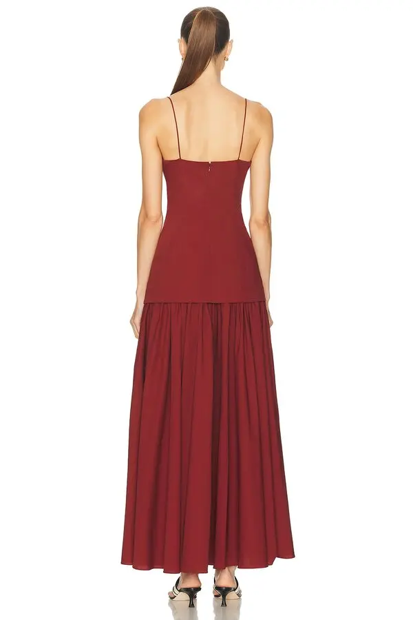 Staud Ari Dress - Sangria