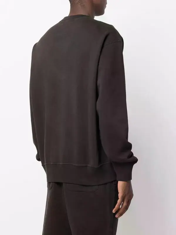 AMBUSH Logo-print Long-sleeve Sweatshirt - Brown