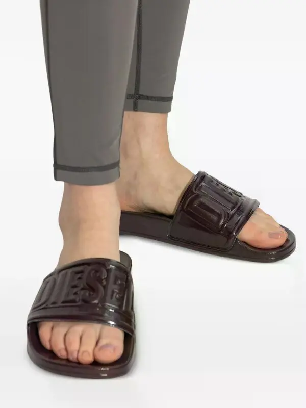 DIESEL® Logo-embossed Slides