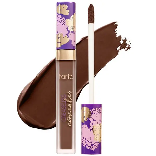 TARTE Creaseless Full Coverage Radiant Undereye Concealer 0.225 Oz - 60h Mahogany Honey