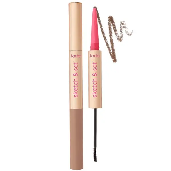 TARTE Big Ego Sketch Set Eyebrow Definer Pencil & Tinted Gel 2 Piece - Ash Blonde