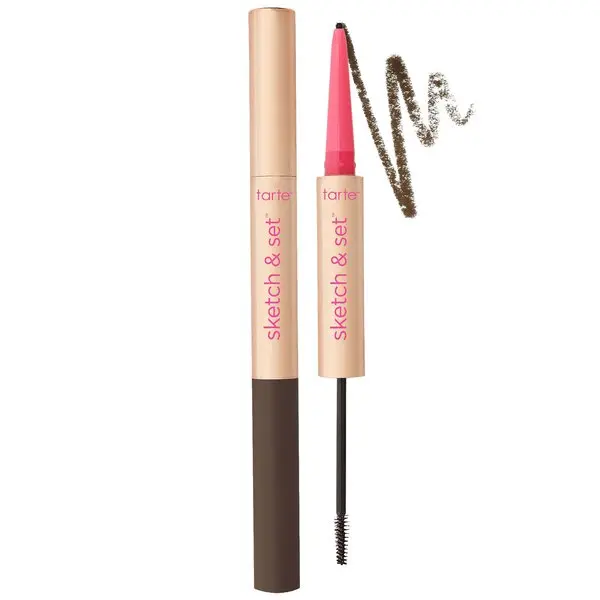 TARTE Big Ego Sketch Set Eyebrow Definer Pencil & Tinted Gel 2 Piece - Dark Brown