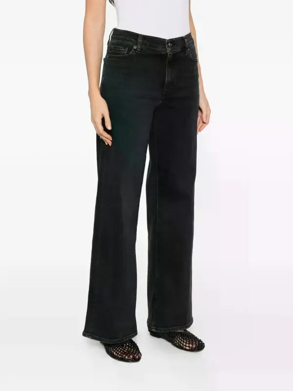 FRAME High-waist Wide-leg Jeans