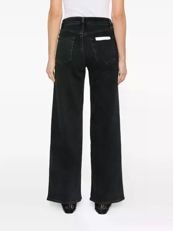 FRAME High-waist Wide-leg Jeans