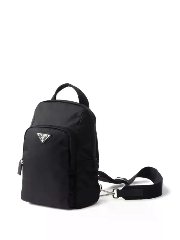 Prada Re-nylon Triangle Logo Backpack
