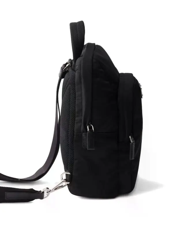Prada Re-nylon Triangle Logo Backpack