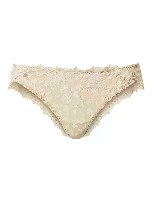 TWINSET Floral-lace Briefs - Neutrals