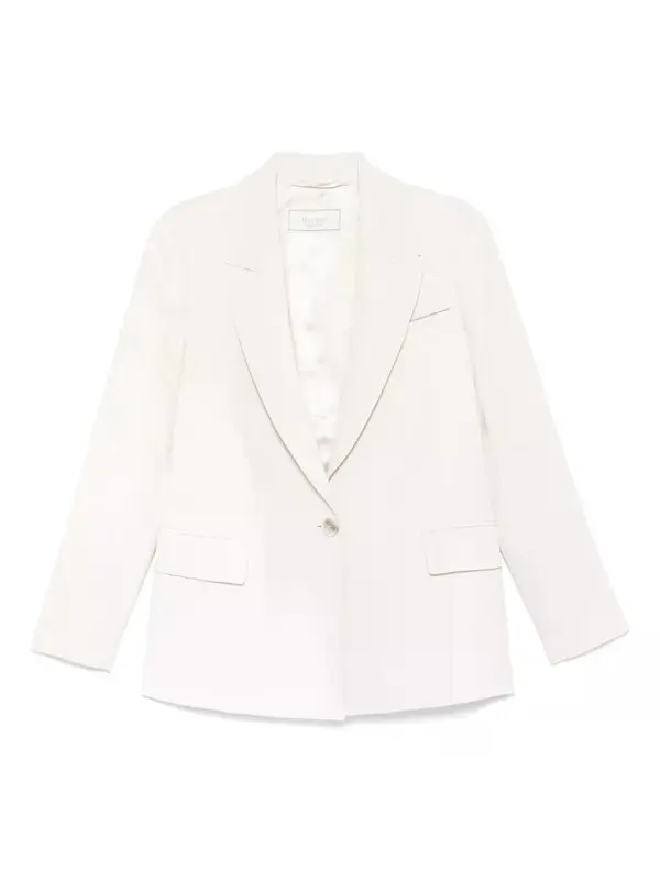 Peserico Single-breasted Blazer - Neutrals