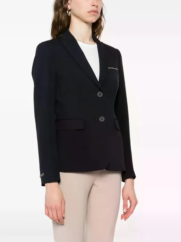 Peserico Single-breasted Blazer - Blue