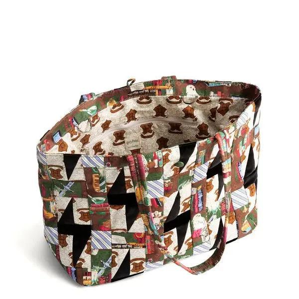 VERA BRADLEY Harry Potter™ Hogwarts Library Patchwork Hathaway Tote Bag