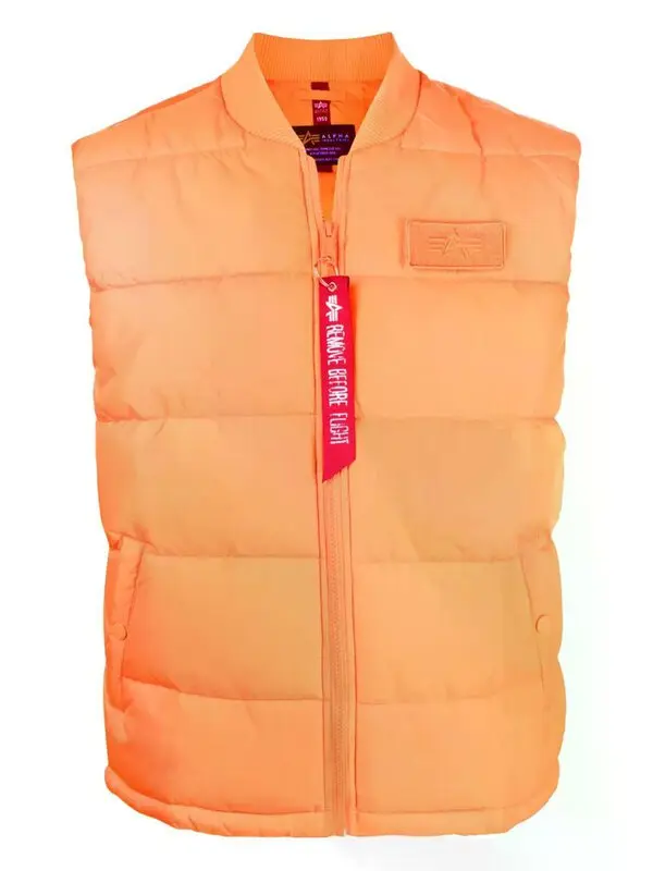 Alpha Industries Quilted Logo-patch Gilet