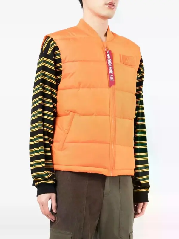 Alpha Industries Quilted Logo-patch Gilet