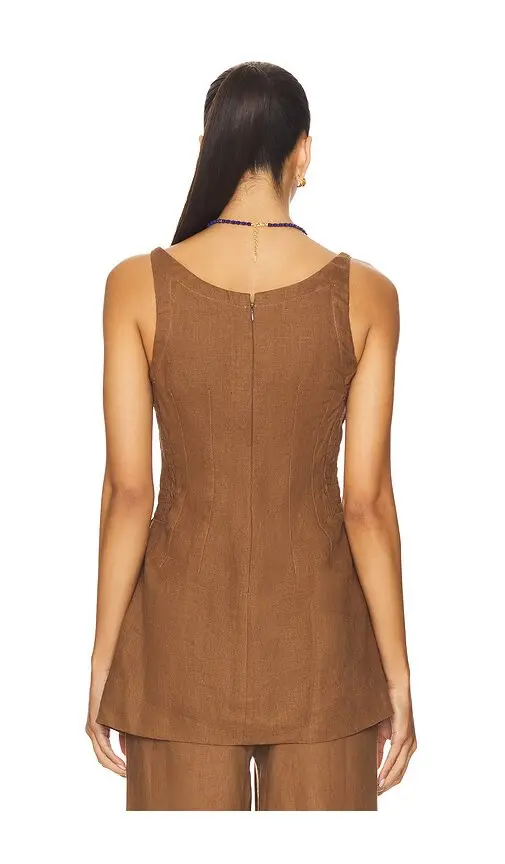 Faithfull The Brand Syna Top - Brown