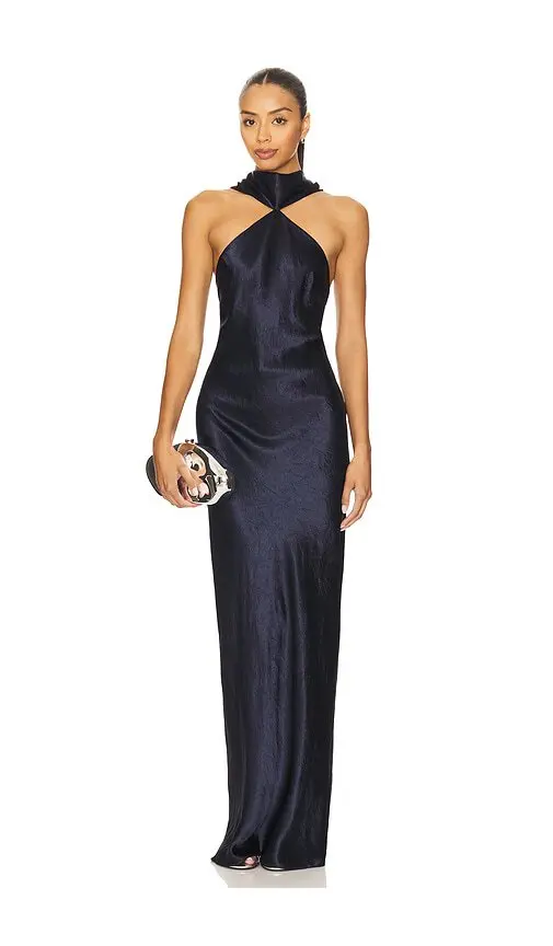 Amanda Uprichard Ashton Maxi Dress - Navy