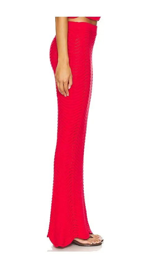 CIN CIN Soda Knit Maxi Skirt - Red