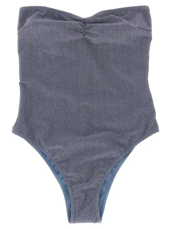 MC2 SAINT BARTH Soleil One-piece Swimsuit - Blue