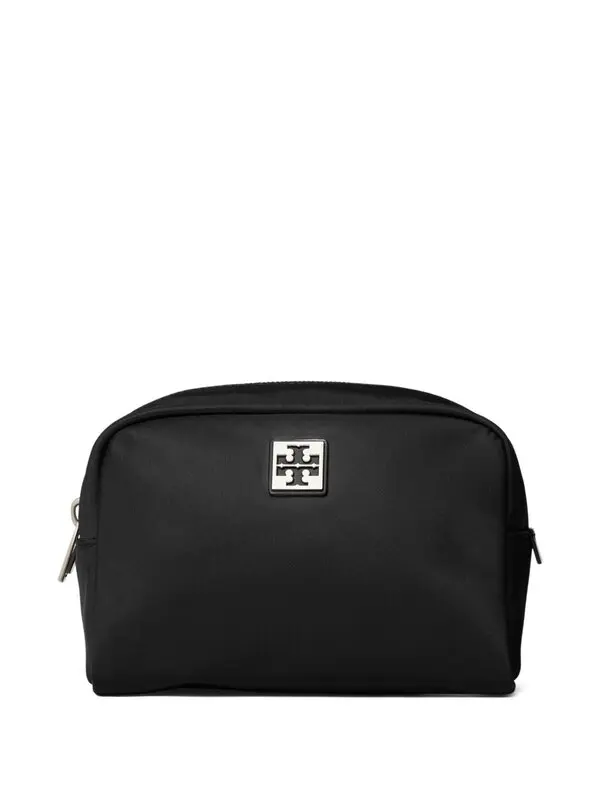Tory Burch Virginia Nylon Cosmetic Case - Black