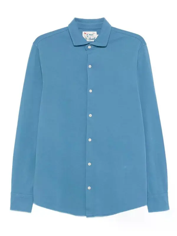 MC2 SAINT BARTH Cotton Shirt - Blue