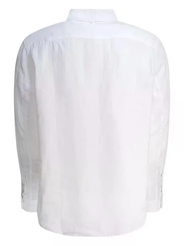ALEX MILL Long-sleeve Linen Shirt - White