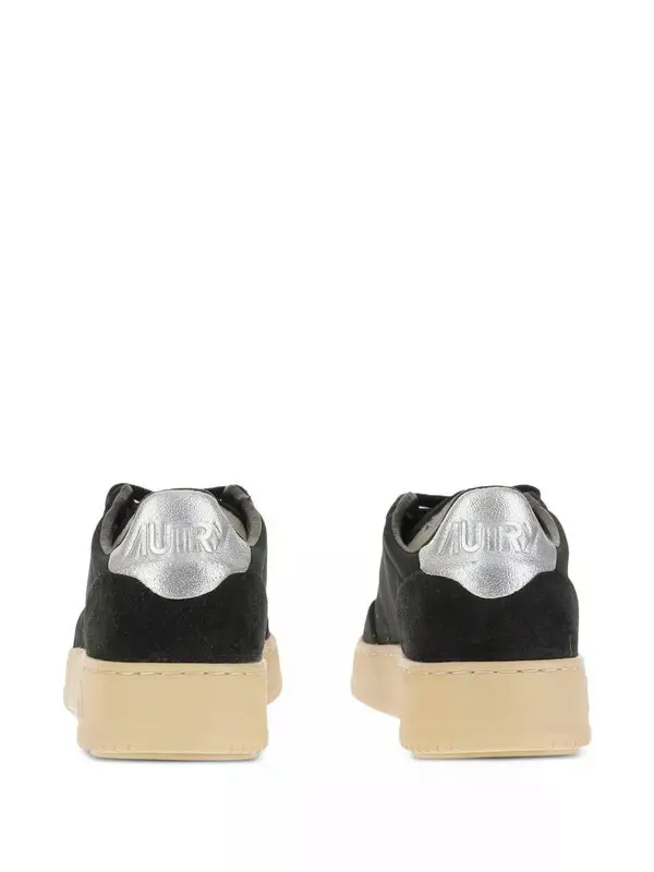 AUTRY Suede Low Top Sneakers - Black