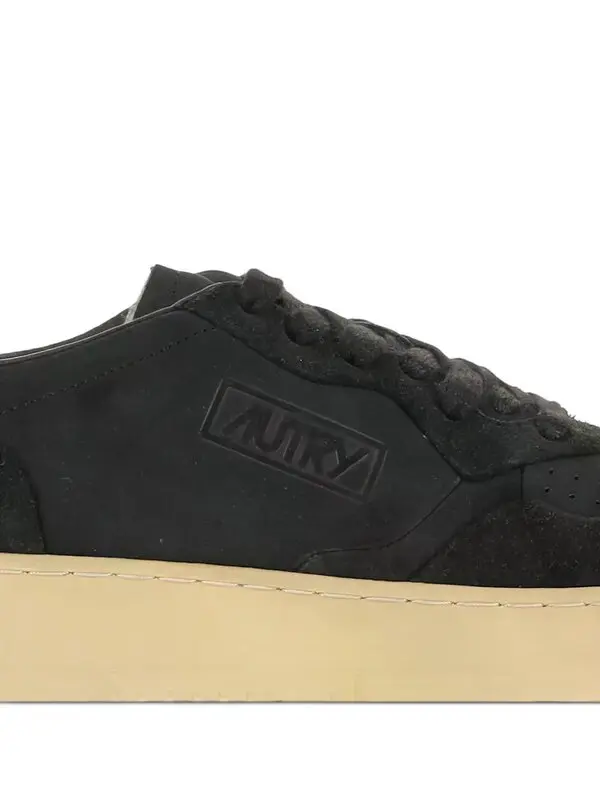 AUTRY Suede Low Top Sneakers - Black